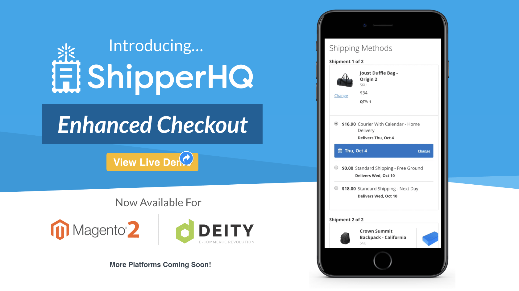 Introducing the new ShipperHQ Enhanced Checkout for M2 - ShipperHQ